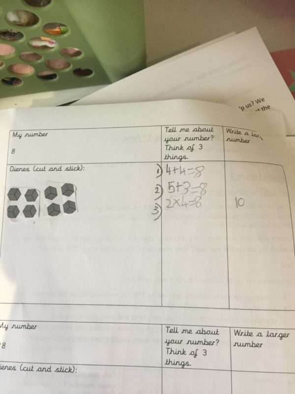 Aurora's marvellous maths and drawings - Cuddington and Dinton School