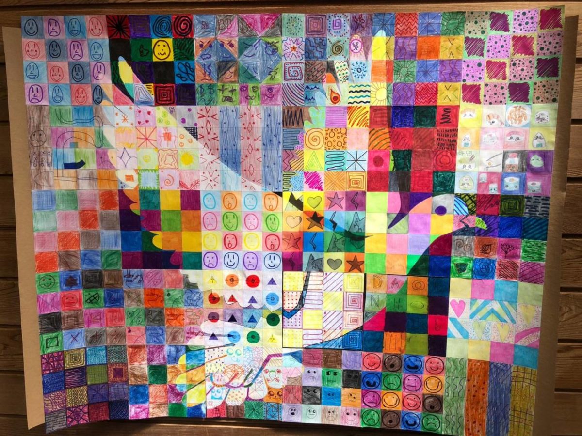 Collaborative Art- from home and school by years 5 and 6. - Cuddington ...