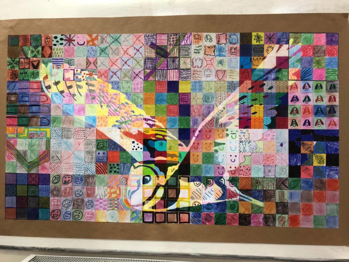 Collaborative Art- from home and school by years 5 and 6. - Cuddington ...