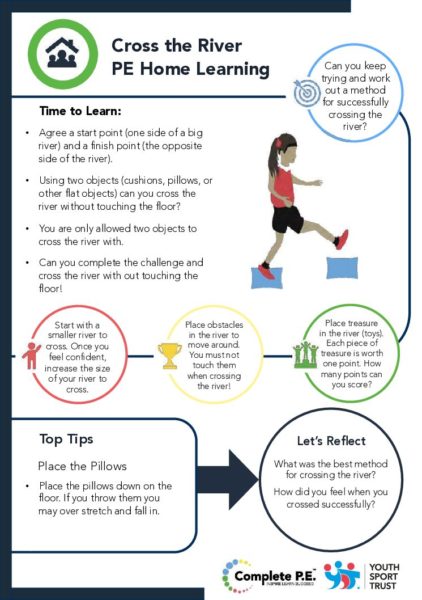 PE Home Learning Cross the River - Cuddington and Dinton School