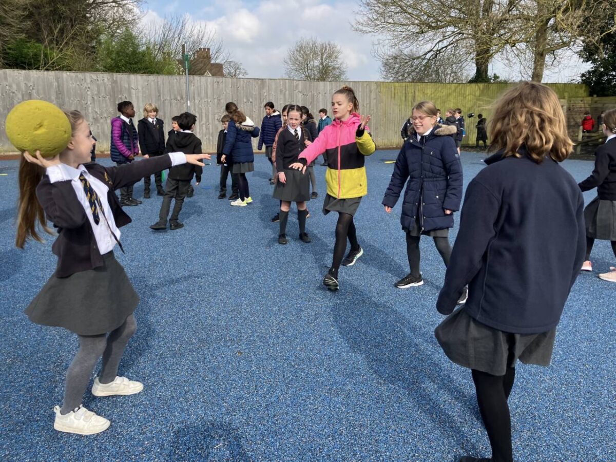 Girls Biggest Ever Football Session! - Cuddington and Dinton School